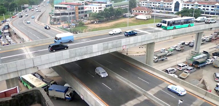 The Construction of Flyover in Yangon, Myanmar | Asian Engineering ...
